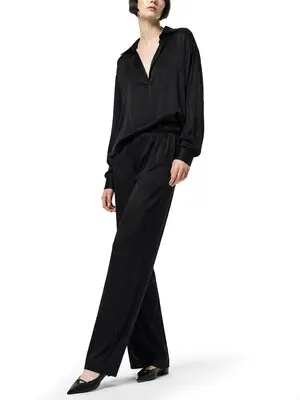 TOM FORD Pantalone Pj In Raso Di Seta Stretch