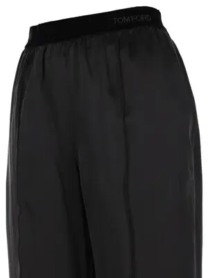 TOM FORD Pantalone Pj In Raso Di Seta Stretch