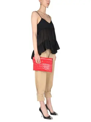 Alexander McQueen Semi-transparent Top