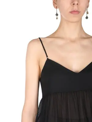 Alexander McQueen Semi-transparent Top