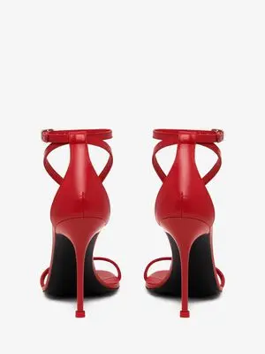 Alexander McQueen Harness Ankle Strap Sandals