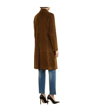 TOM FORD Suede Mackintosh Coat