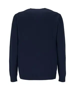 DANIELE FIESOLI Long-sleeved Knitted Pullover - Blue
