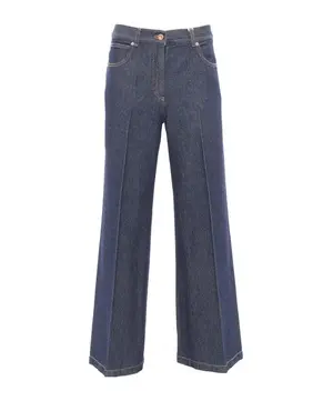 Aspesi Wide-leg Denim Trousers