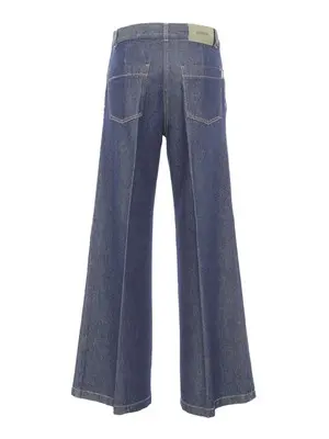 Aspesi Wide-leg Denim Trousers