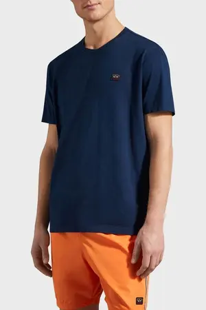 Paul & Shark Logo-patch Crewneck T-shirt