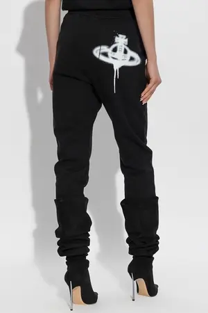 VIVIENNE WESTWOOD Logo-printed Drawstring Track Pants