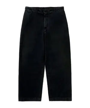 A.PRESSE Retro-style Type.4 Casual Pants - Black