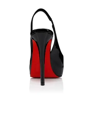 CHRISTIAN LOUBOUTIN Lady Fanny Sling Open-toe High Heels