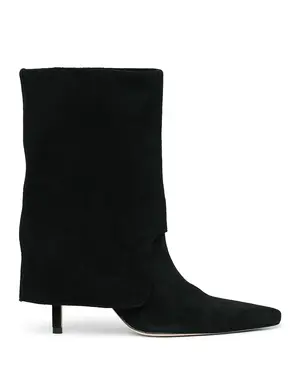 Cinq À Sept Anita Fold Over Suede Booties