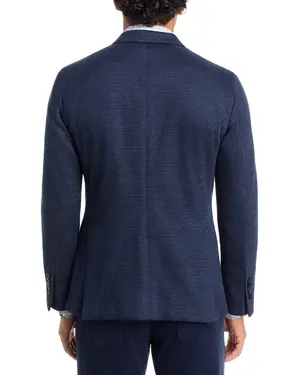 Boglioli Cotton Blend Micro Houndstooth Jersey Jacket