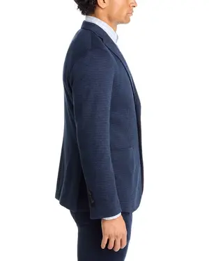 Boglioli Cotton Blend Micro Houndstooth Jersey Jacket