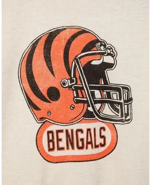 Junk Food Clothing Cincinnati Bengals Helmet Crop Thermal