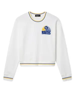 Junk Food Clothing Rams Fleece - White