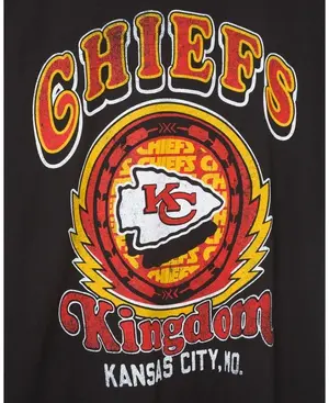 Junk Food Clothing Junk Food Kansas City Chiefs Oversized Graphic Tee