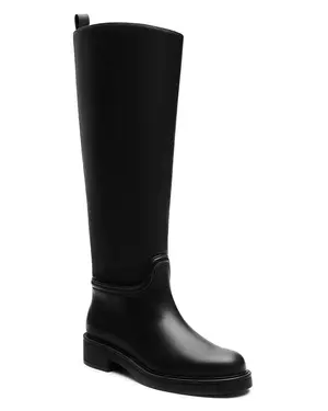 STUART WEITZMAN Stuart Weitzman Celia Leather Knee High Boots Black