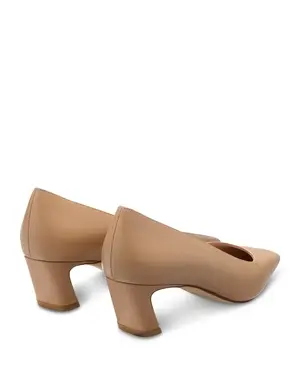 STUART WEITZMAN Stassi 50 Leather Pumps