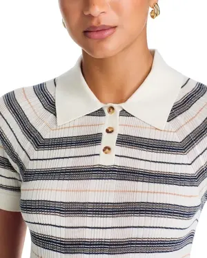 Rag & Bone Teresa Knit Polo Top