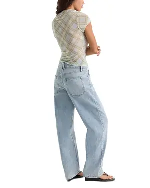 Good American Good Petite 90s Mid Rise Jeans In Indigo1257