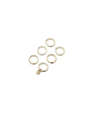 UNODE50 Sterling Plated Multi-ring - Gold