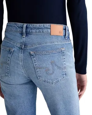 Ag Sandra Mid Rise Straight Jeans