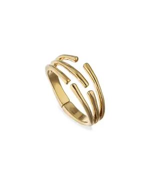 UNODE50 Plated Bracelet In The Shape Of Several Tubes