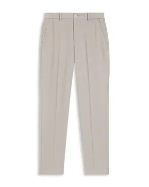 BOSS Perin Wool Tapered Fit Pants - Light Beige