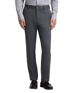 BOSS Genius Slim Fit Textured Pants - Open Blue