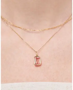 ANA LUISA Solid Yellow Gold Spritz Necklace