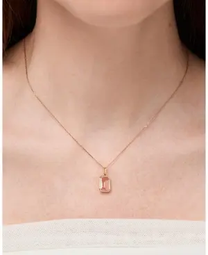 ANA LUISA Solid Yellow Gold Spritz Necklace