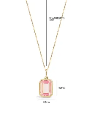 ANA LUISA Solid Yellow Gold Spritz Necklace