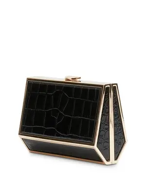Simkhai Maddox Leather Clutch - Black
