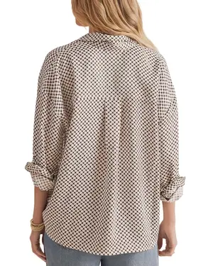 Splendid Clara Printed Button Down Shirt