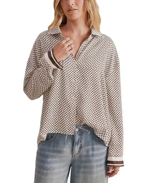 Splendid Clara Printed Button Down Shirt