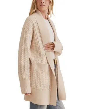 Splendid Tammie Cable Knit Cardigan