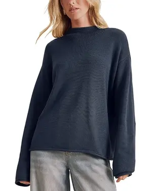 Splendid Elsie Roll Neck Sweater - Dark Navy