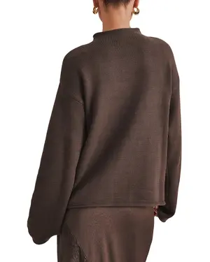 Splendid Elsie Roll Neck Sweater - Java
