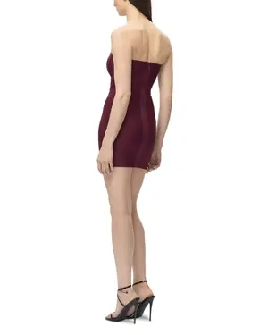 Herve Leger Janette Strapless Mini Dress