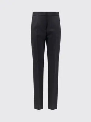 Max Mara Acino Slim Fit Stretch Wool Trousers - Black