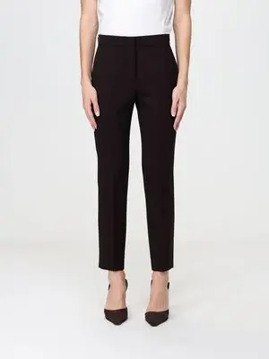Max Mara Acino Slim Fit Stretch Wool Trousers - Ebony