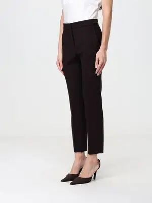 Max Mara Acino Slim Fit Stretch Wool Trousers - Ebony