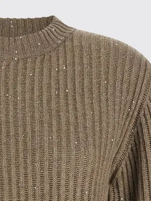 Brunello Cucinelli Ribbed Sequin Sweater