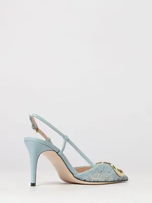 Valentino Garavani High Heel Slingback Shoes - Blue