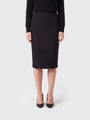 ROTATE BY BIRGER CHRISTENSEN High-waisted Lace Insert Pencil Midi Skirt