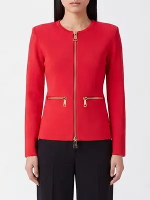 Elisabetta Franchi Viscose Cardigan - Red