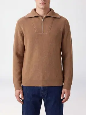 Valentino Garavani Quarter Zip Ribbed Sweater