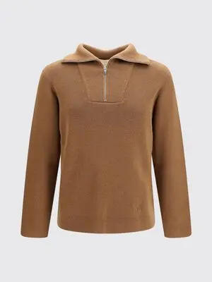 Valentino Garavani Quarter Zip Ribbed Sweater