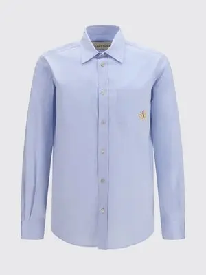 Valentino Garavani Slim Fit Shirt In Cotton Poplin With Butterfly Print