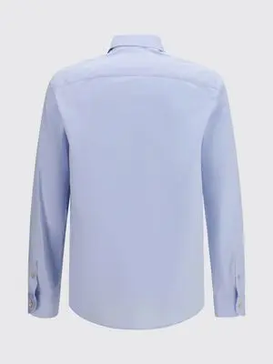 Valentino Garavani Slim Fit Shirt In Cotton Poplin With Butterfly Print