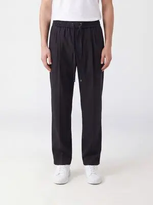 Dolce & Gabbana Cotton Trousers With Elasticated Drawstring Waistband